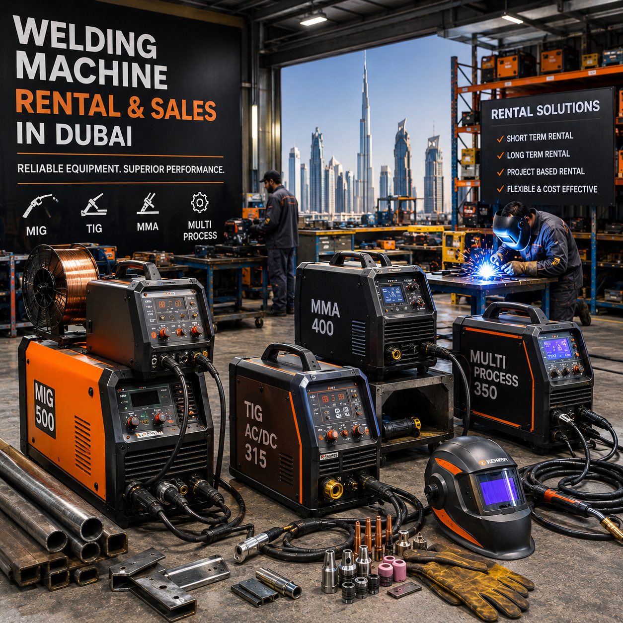 Welding Machine Rental & Sales in Dubai: Complete Industrial Welding ...